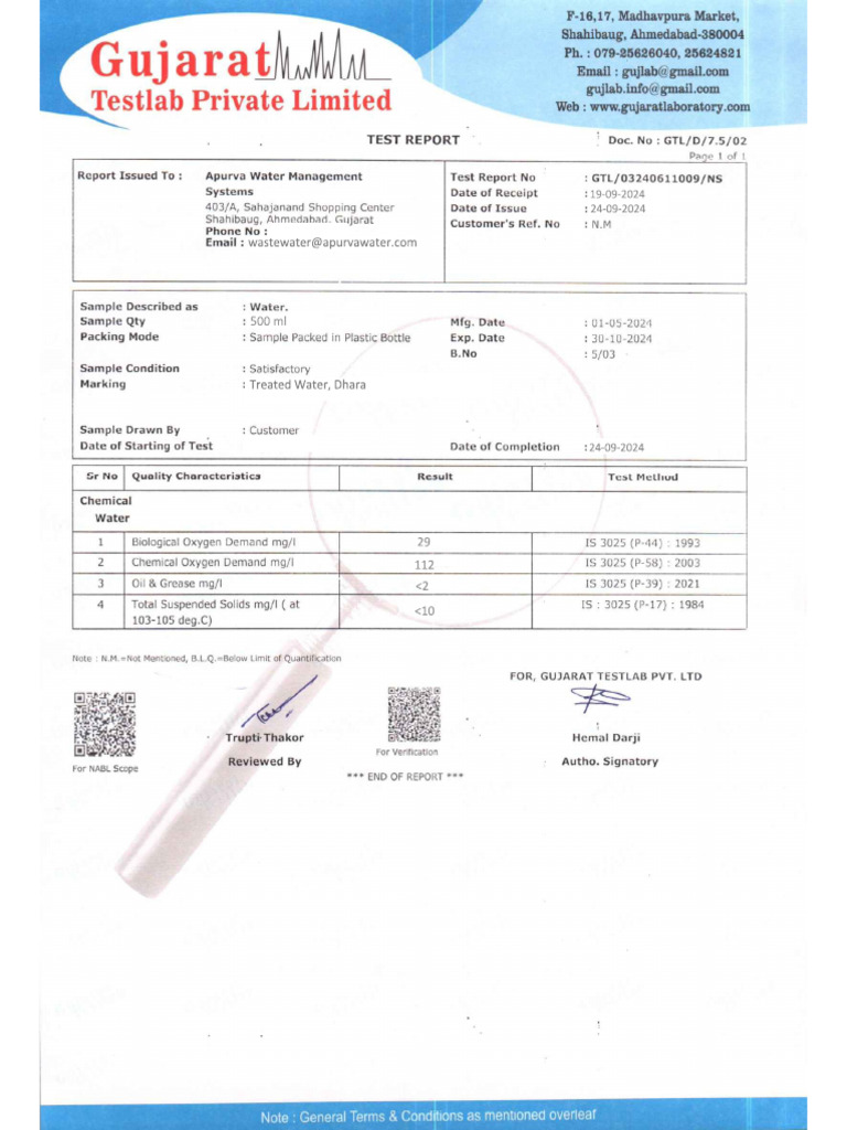 Dhara Report - 190924 | PDF