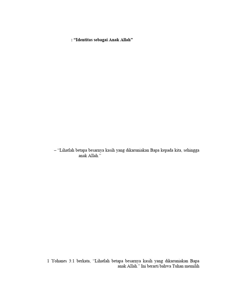 Dibentuk Untuk Keluarga Allah - KTB | PDF | Agama & Spiritualitas