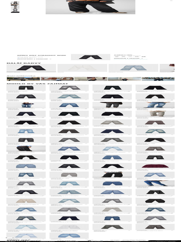 Džíny D92 Straight Wide - Dámské Džíny Stradivarius Česká Republika | PDF