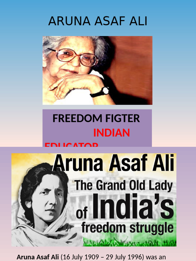 Aruna Asaf Ali Varsha | PDF | Religion & Spirituality