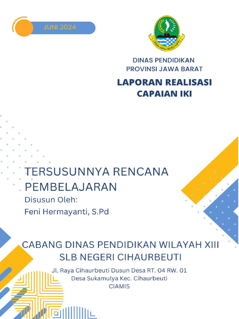 5 - Iki Juni - Tersusunnya Rencana Pembelajaran - Feni | PDF