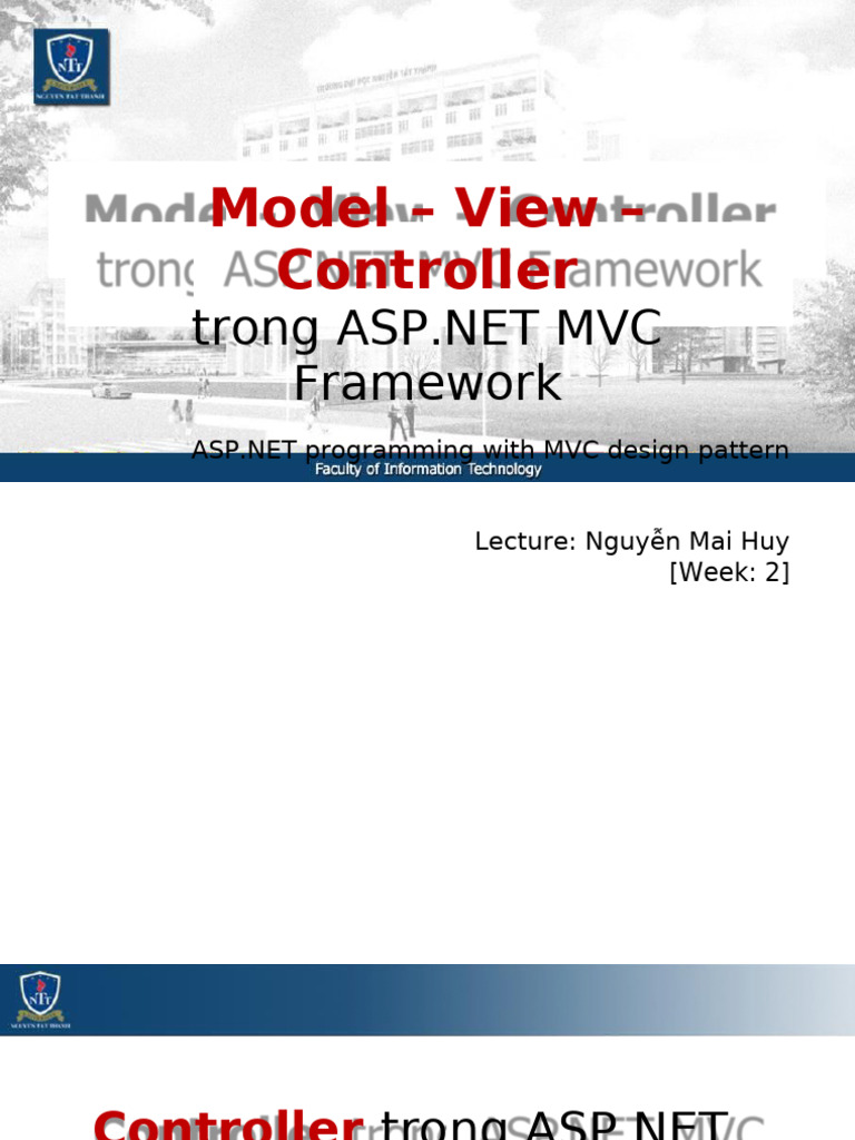 02 Model View Controller 2022 | PDF