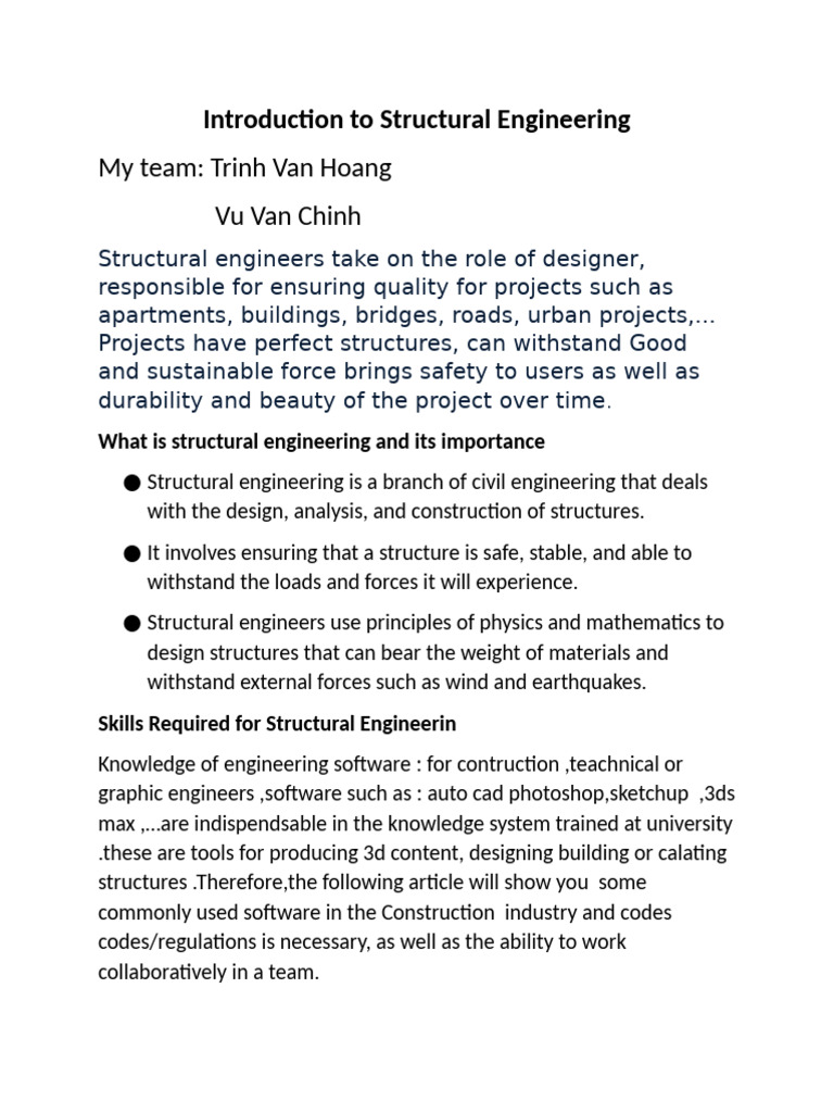 Introduction To Structural Engineering 2 | PDF