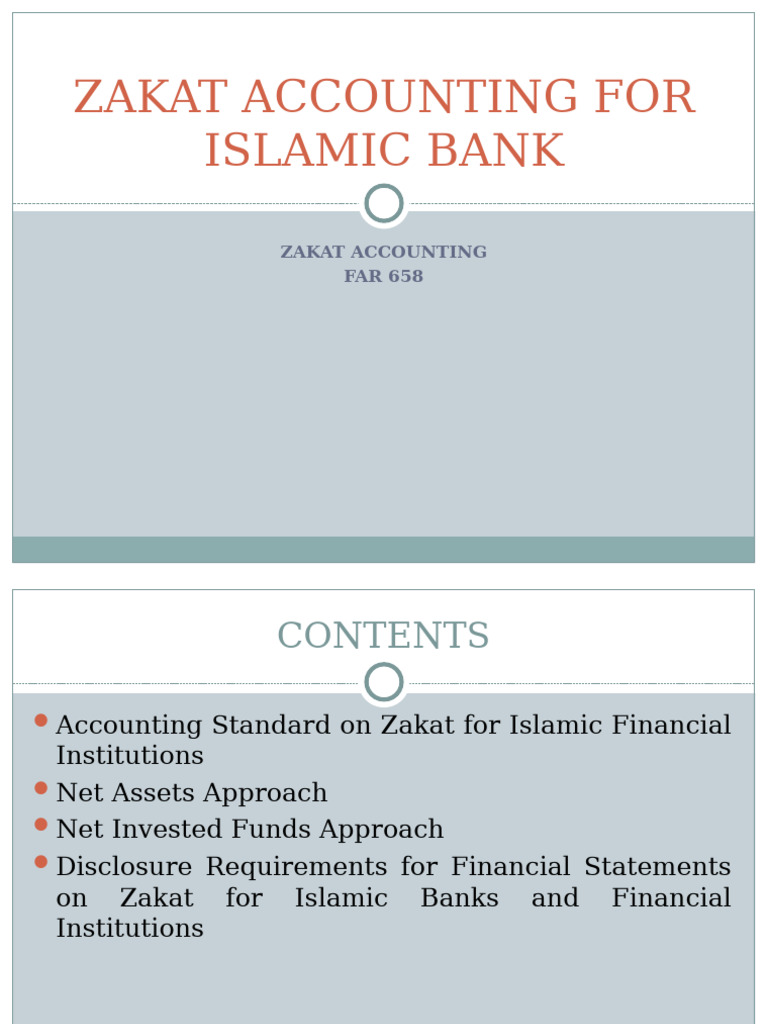 Topic 7 - Zakat Accounting For Islamic Bank | PDF | Book Value | Equity (Finance)