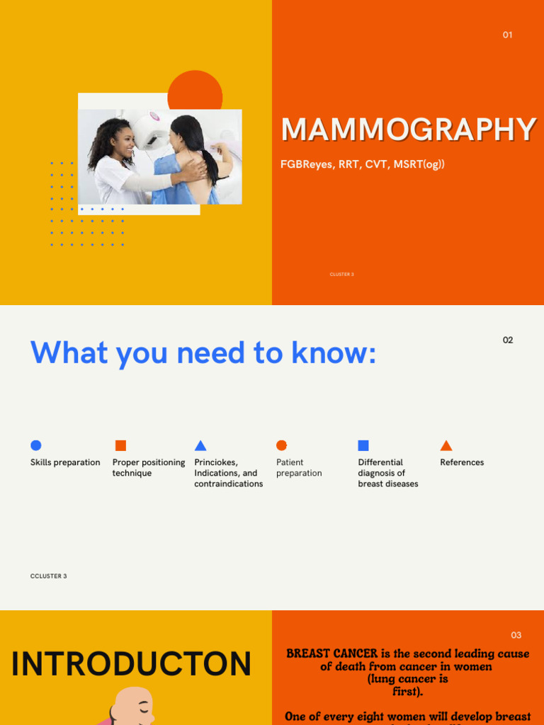 Essential Guide to Mammography Techniques | PDF | Mammography | Breast