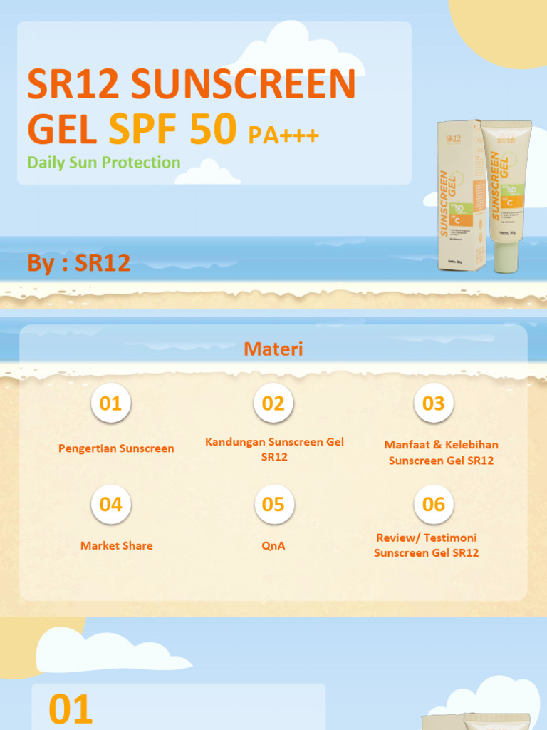 Sr12 Sunscreen Gel SPF 50 | PDF | Kesehatan Holistik