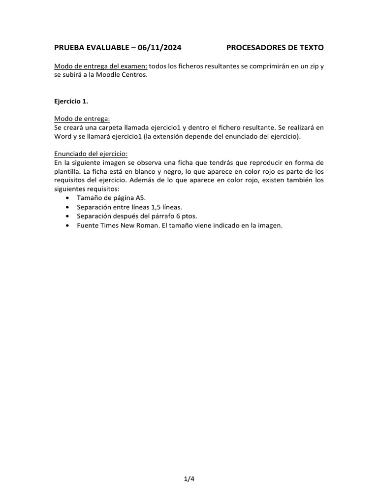 Prueba Evaluable 1 | PDF | Informática