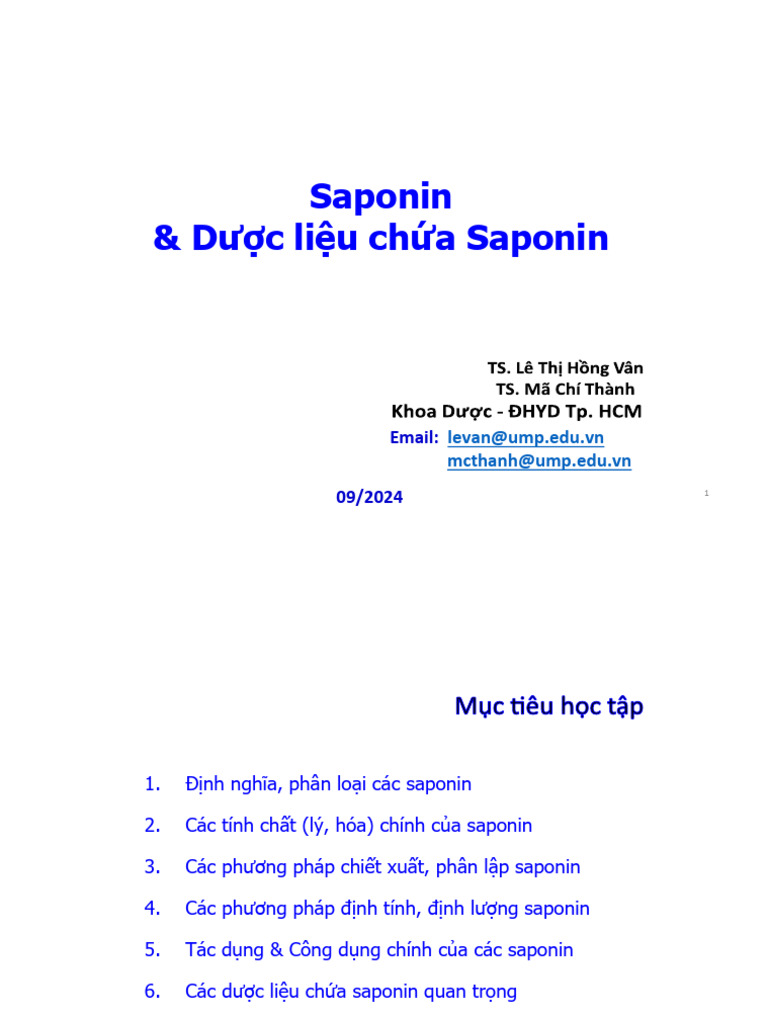 2024 Saponin Phan 2 Upload | PDF