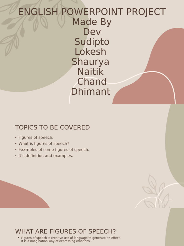 English PPT Project | PDF