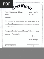 CBSE Class 10 Answer Book Answer Sheet Front Page Sample 2025 | PDF