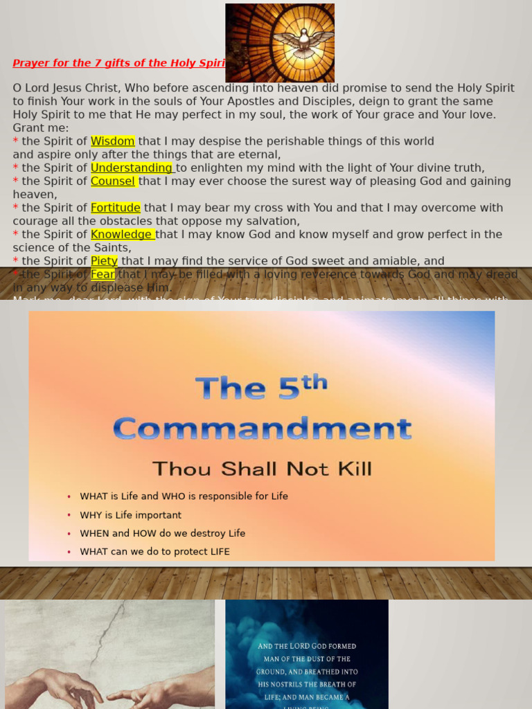 XI L7 - Commandment 5 | PDF | Abortion | Pregnancy