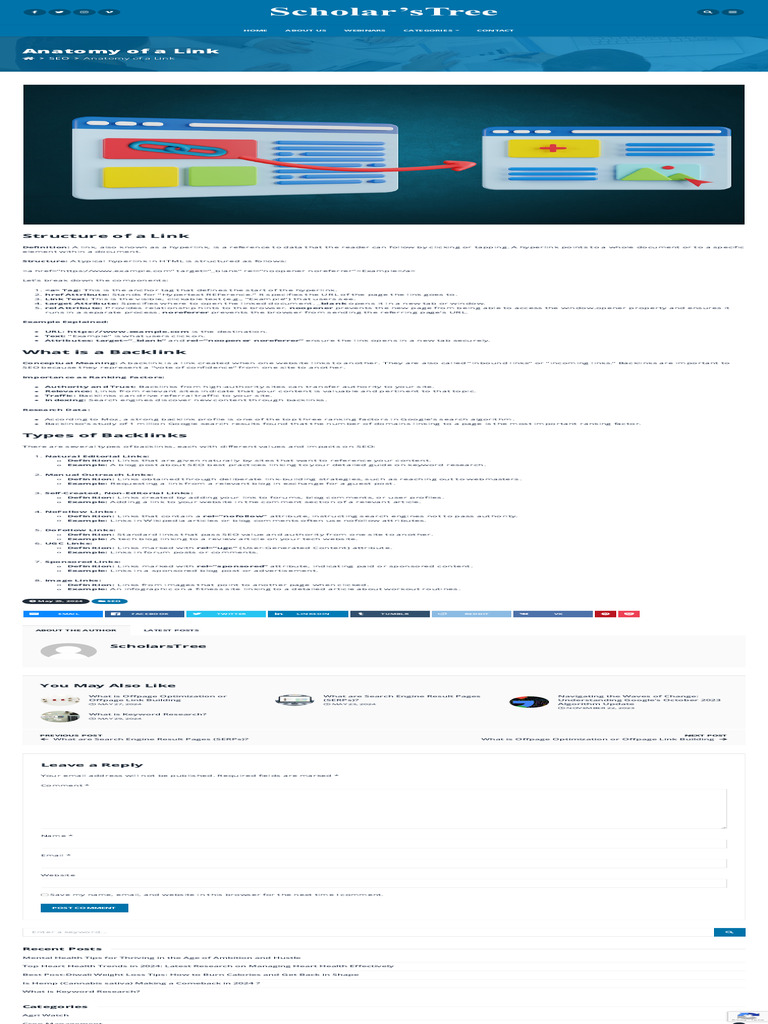 Anatomy of a Link for SEO Success | PDF | Hyperlink | Search Engine ...