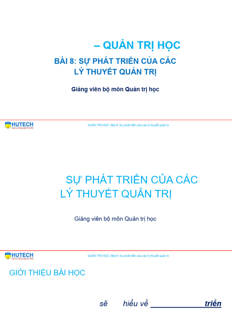 HUTECH-PP Bài | PDF