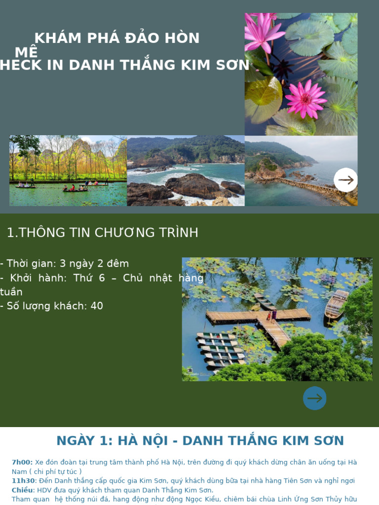 Danh Thắng Kim Sơn - Đảo Hòn Mê-2 | PDF
