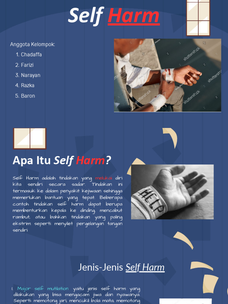 Memahami Self Harm dan Jenisnya | PDF