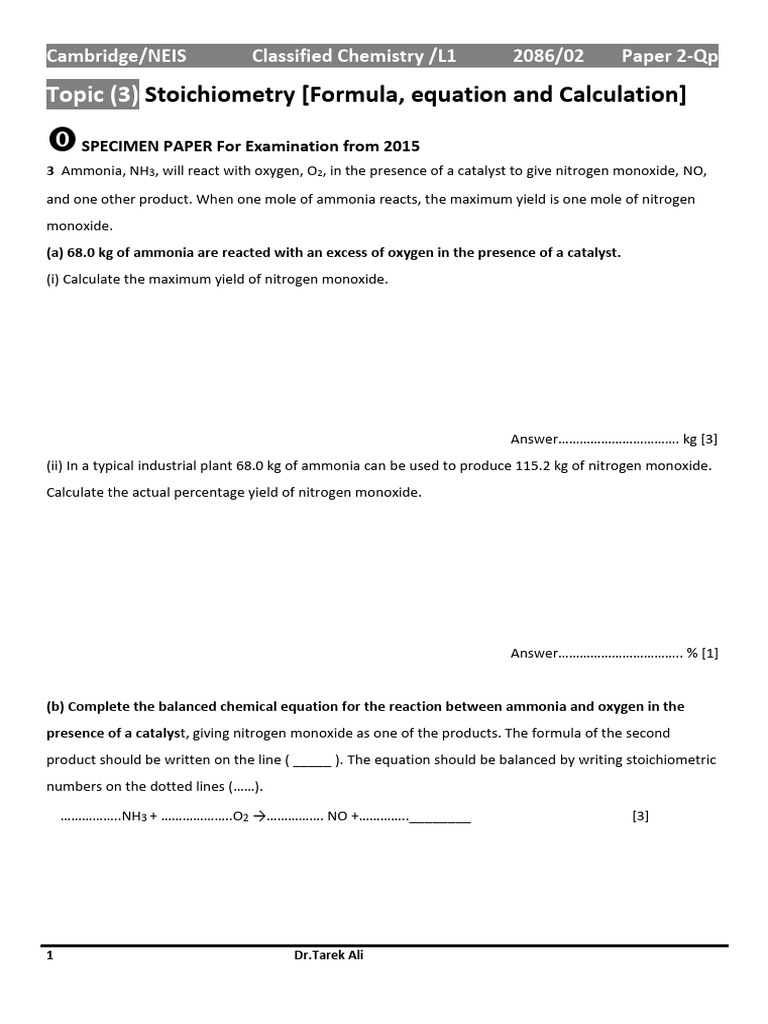 Classified Paper 2 - T3 - Q-A | PDF | Aluminium | Magnesium