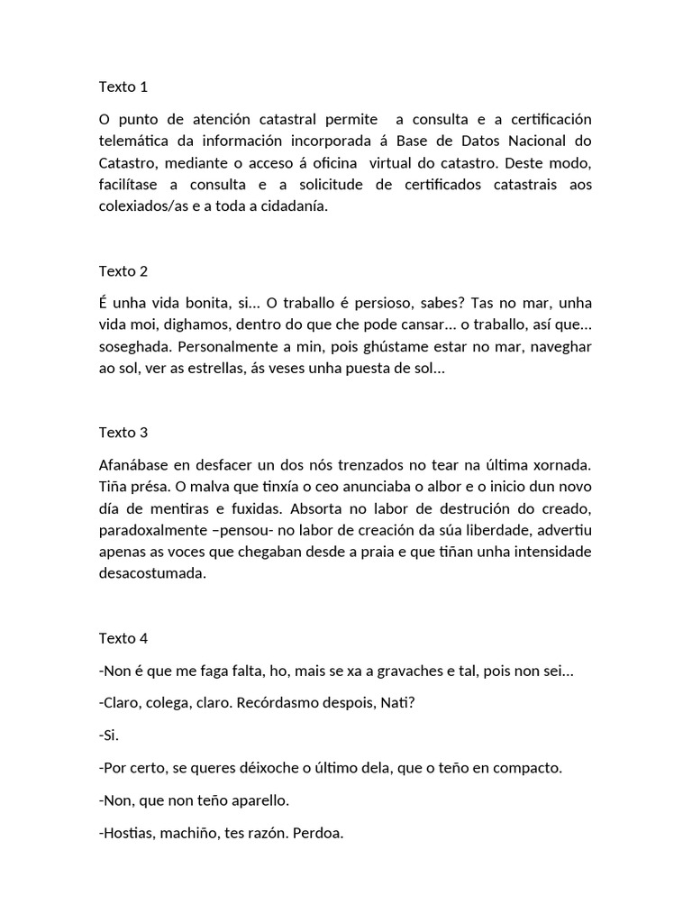 Textos - Variación Diastrática e Diafásica | PDF