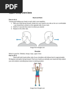 Neck Exercise | PDF