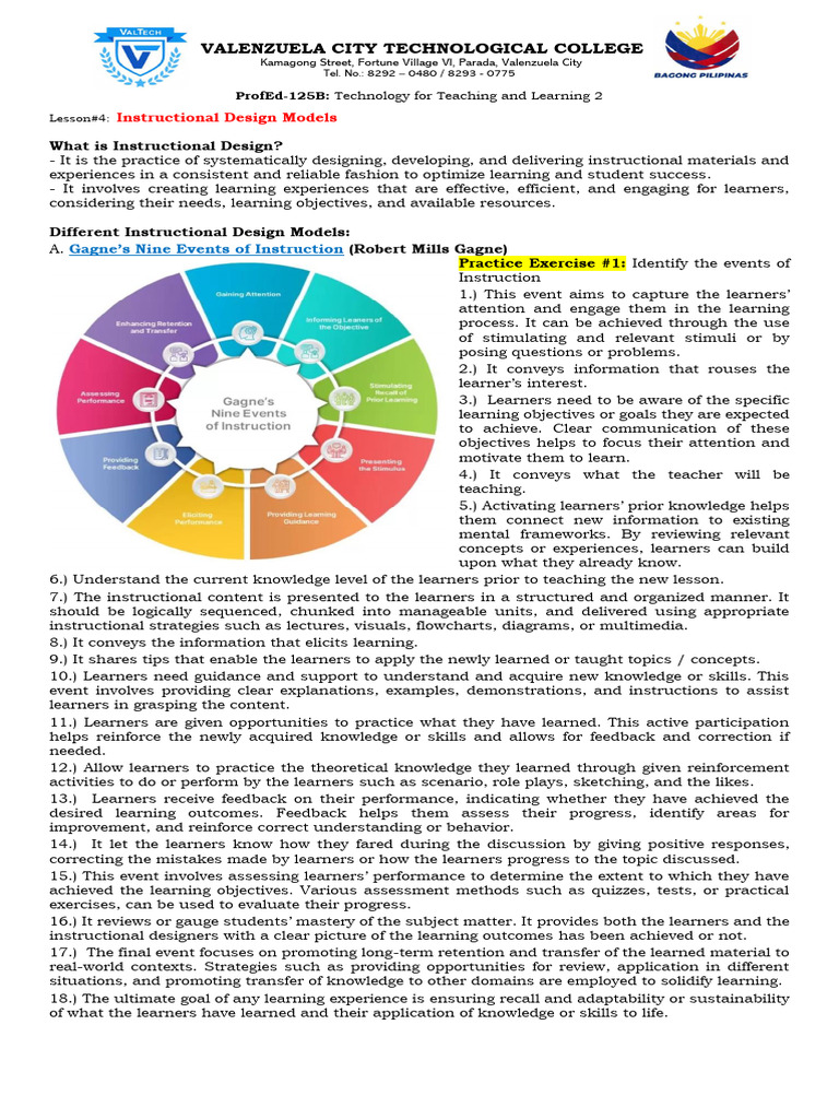 5_Instructional-Design-Models | PDF | Instructional Design | Learning