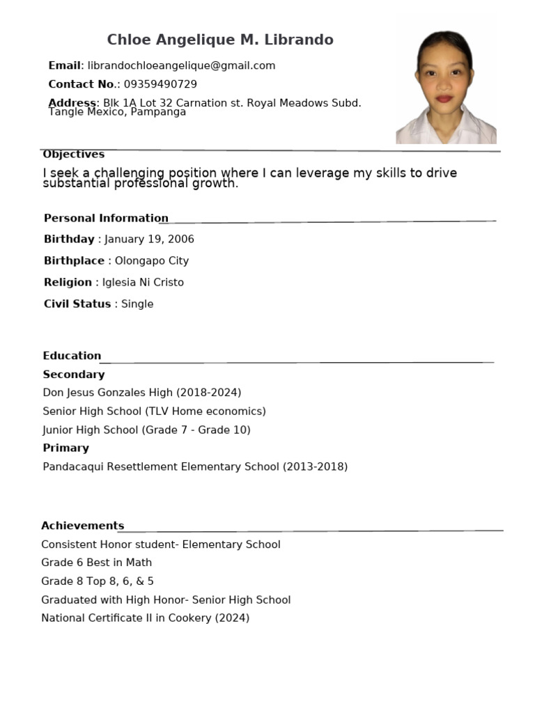 Librando Resume | PDF