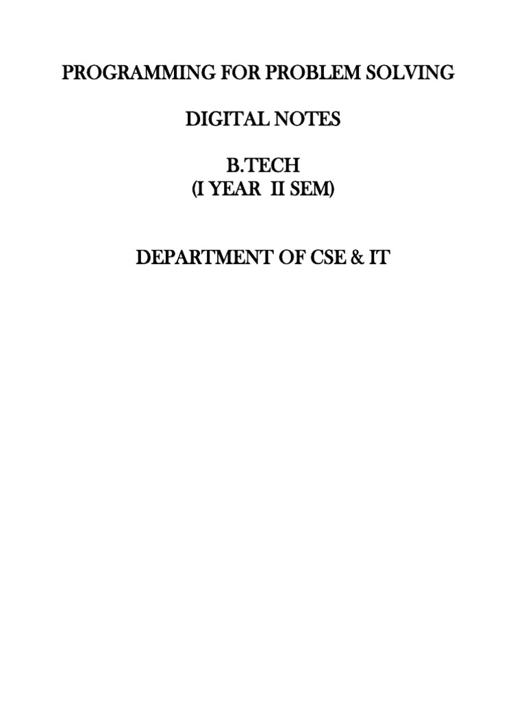 Pps | PDF | Programming | Computer Program