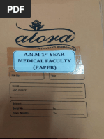 ANM Model Question Papers 2024 | PDF | Measles | Childbirth