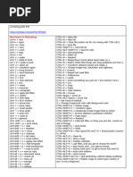 Photopea 5.4 Keyboard Shortcuts Guide | PDF | Adobe Photoshop