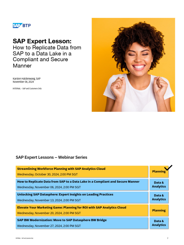 How to Replicate Data from SAP to a Data Lake | PDF | Replication (Computing) | Data