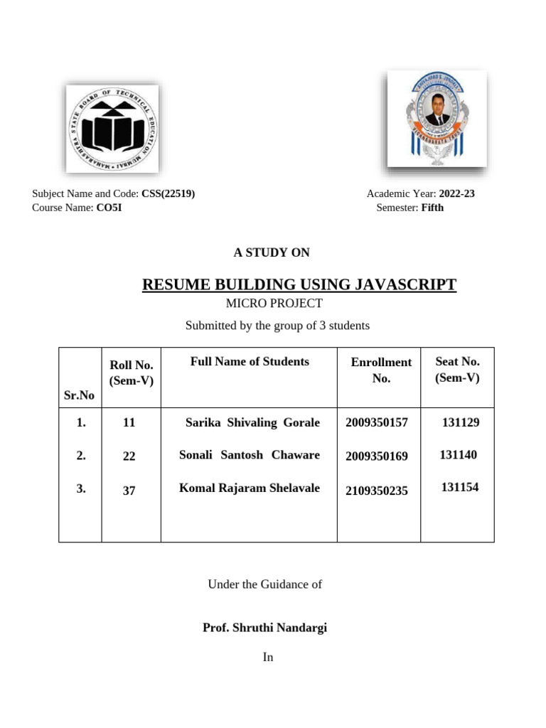 Css Microproject (Komal) | PDF | Résumé | Computing