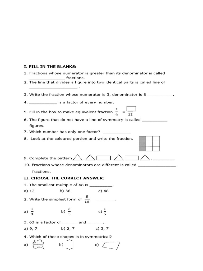 Class IV-maths Wk Ass-3 | PDF | Mathematical Concepts | Numbers