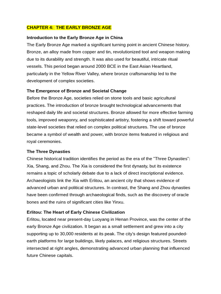 ANCIENT CHINA (XIA-HAN) (1) | PDF | Han Dynasty | Three Kingdoms