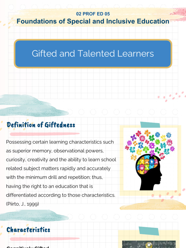 5 Gifted and Talented Students | PDF | Intellectual Giftedness ...