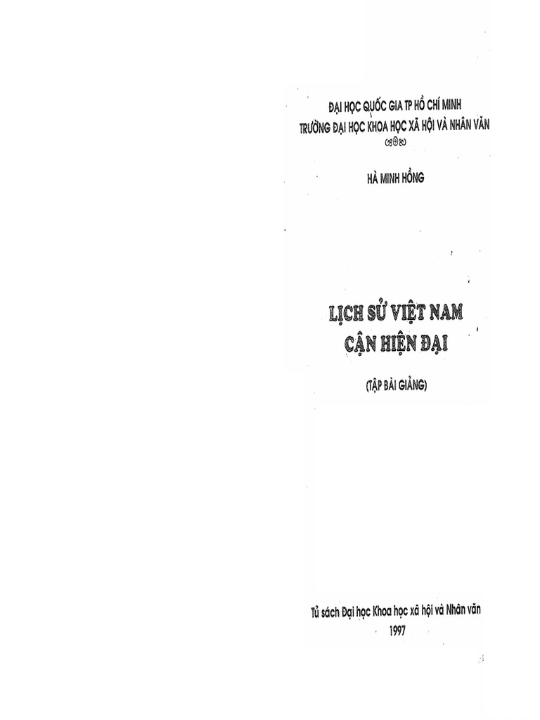 Lich Su Viet Nam Can Hien Dai | PDF