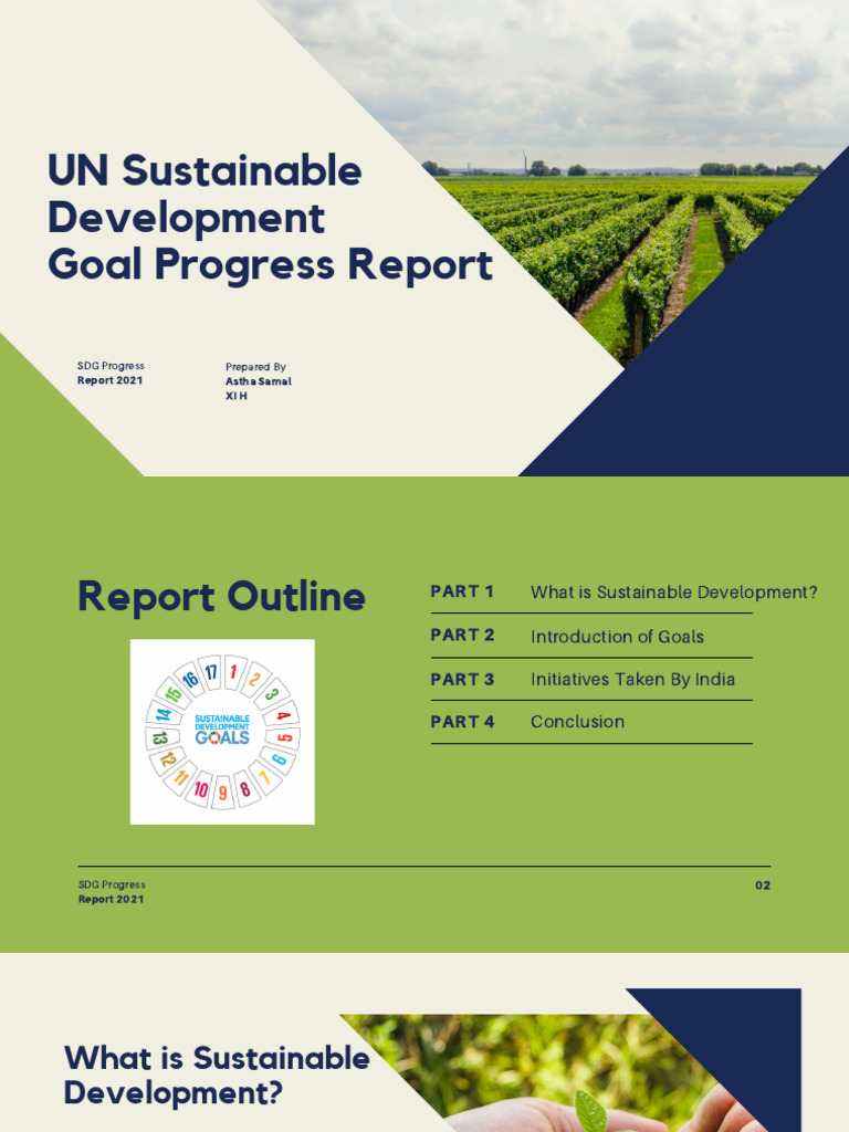 UN SDG Progress Report | PDF | Economies | Natural Environment