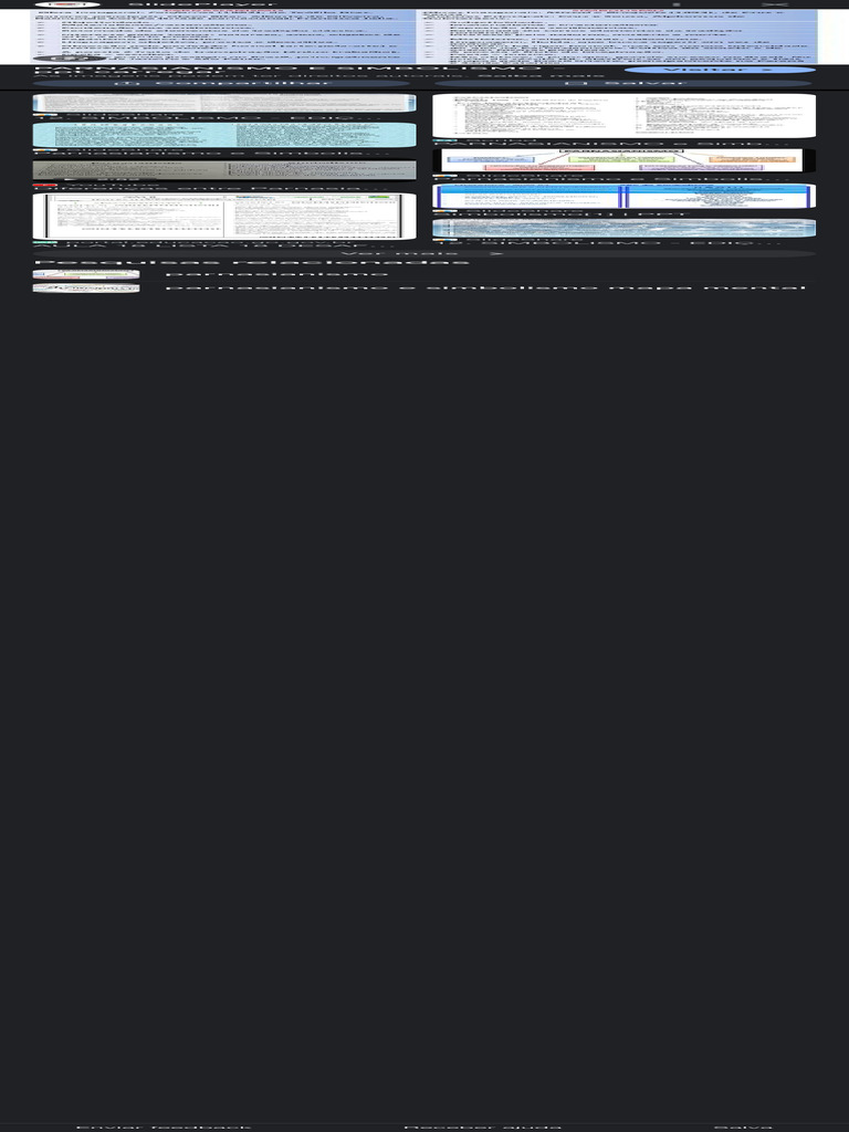 Parnasianismo e Simbolismo: Guia Visual | PDF
