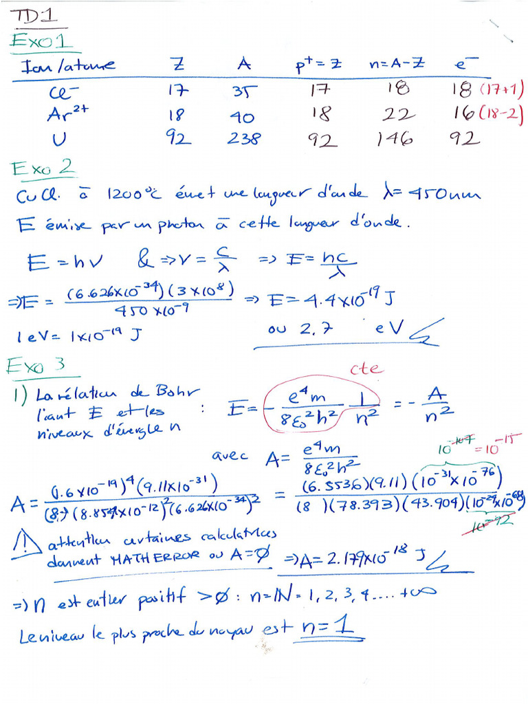 Correction TD1 | PDF