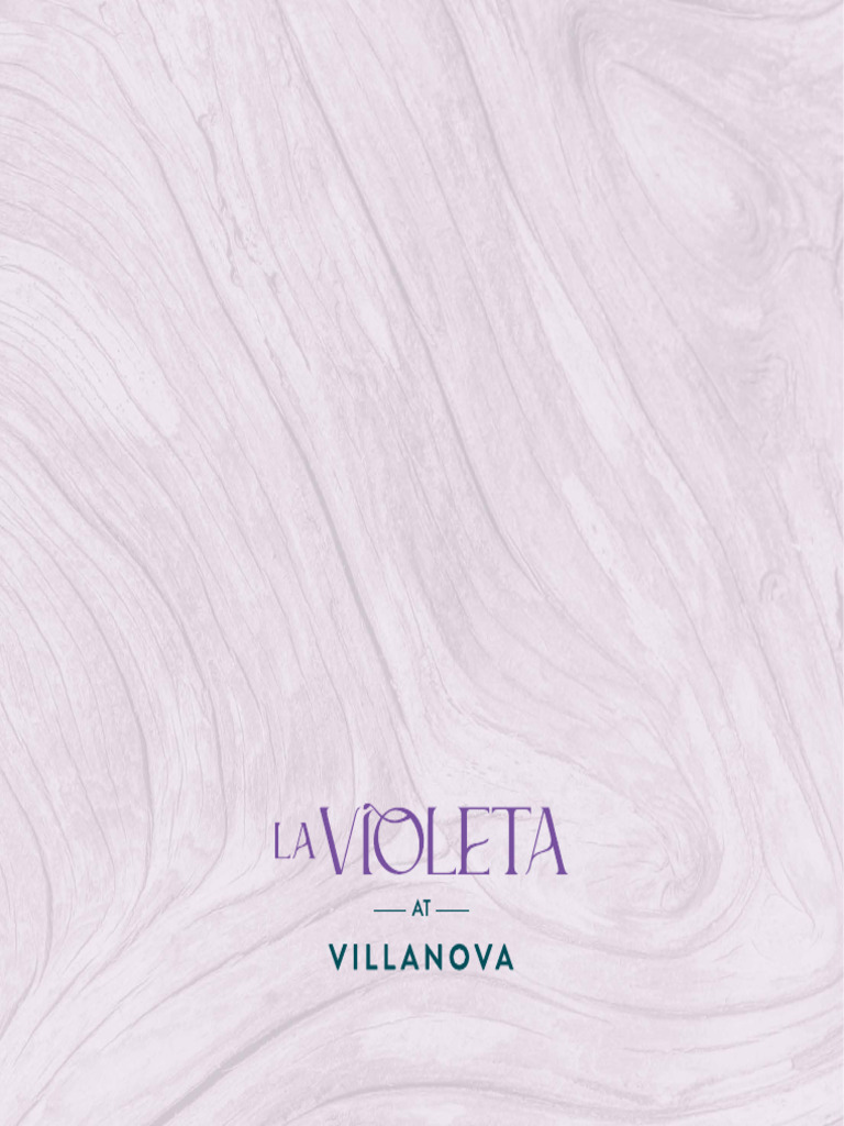 La Violeta 2 at Villanova FloorPlan | PDF