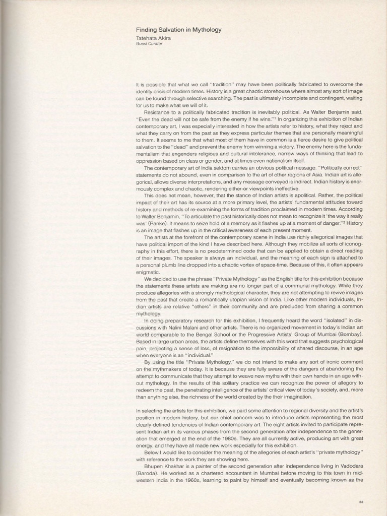 Finding Salvation in Mythology | PDF | Paintings | Sculpture