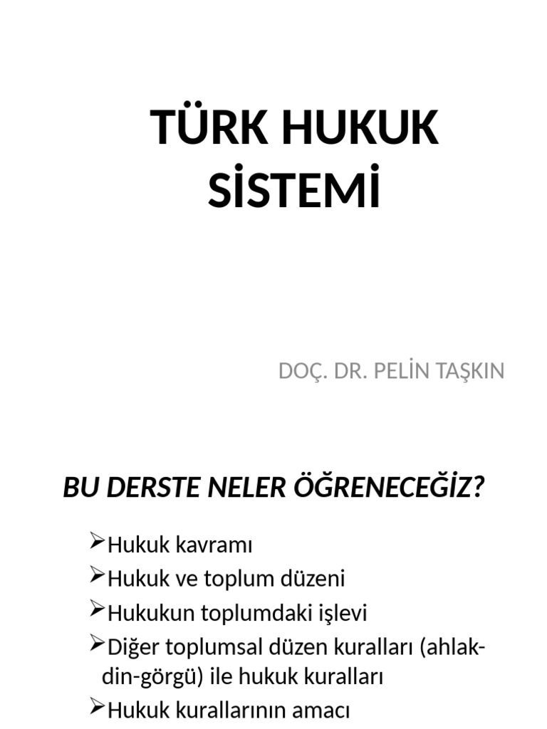 2.HFT - Hukuk Kavramä | PDF