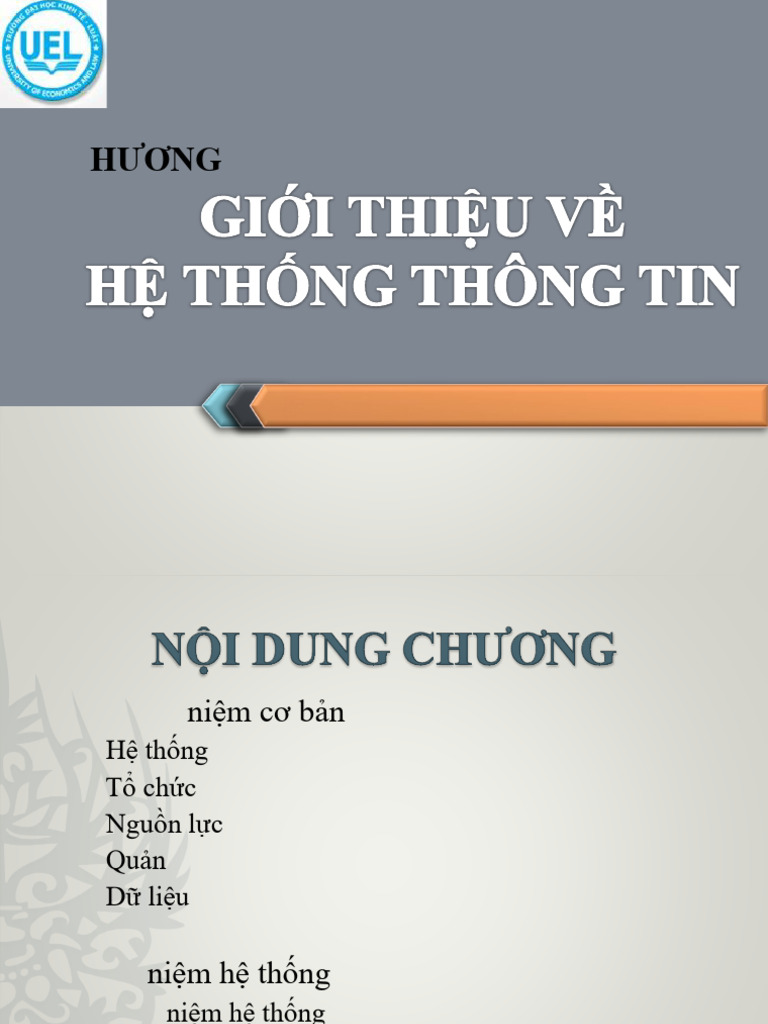 Slide giới thiệu ngành HTTTQL | PDF
