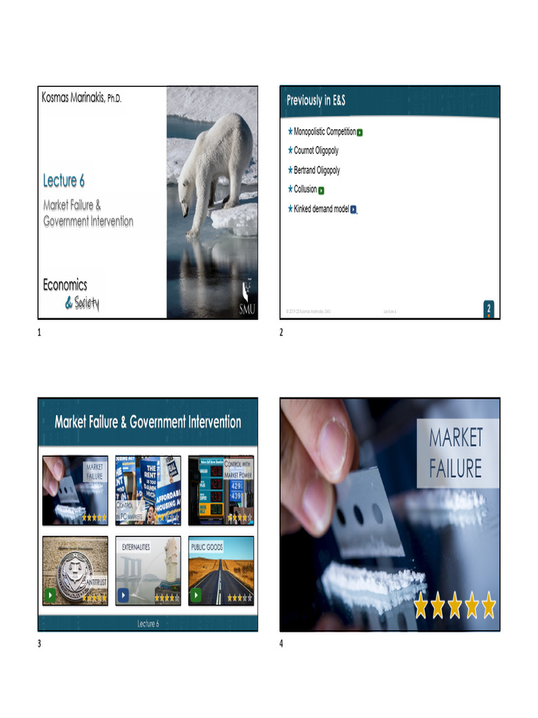 Slides06 Market Failure Government Intervention | PDF | Monopoly ...