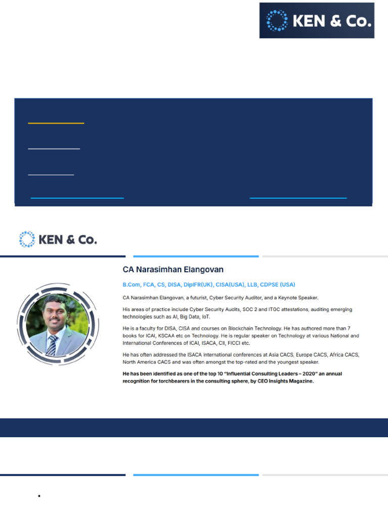 5.8.24 Audit Trail CA Narasimhan Elangovan Practical Aspects Covering ... 5.8.24 Audit Trail CA Narasimhan Elangovan Practical Aspects Covering ...