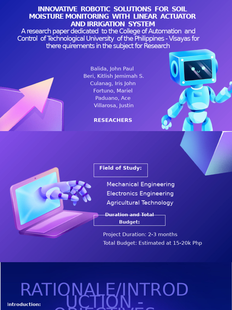 Innovative Robotic Solution Pdf Robotics Agriculture