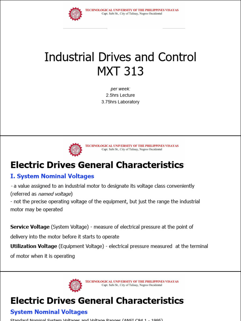 Industrial Drives and Control WK 8 | PDF | Electric Motor | Physical ...