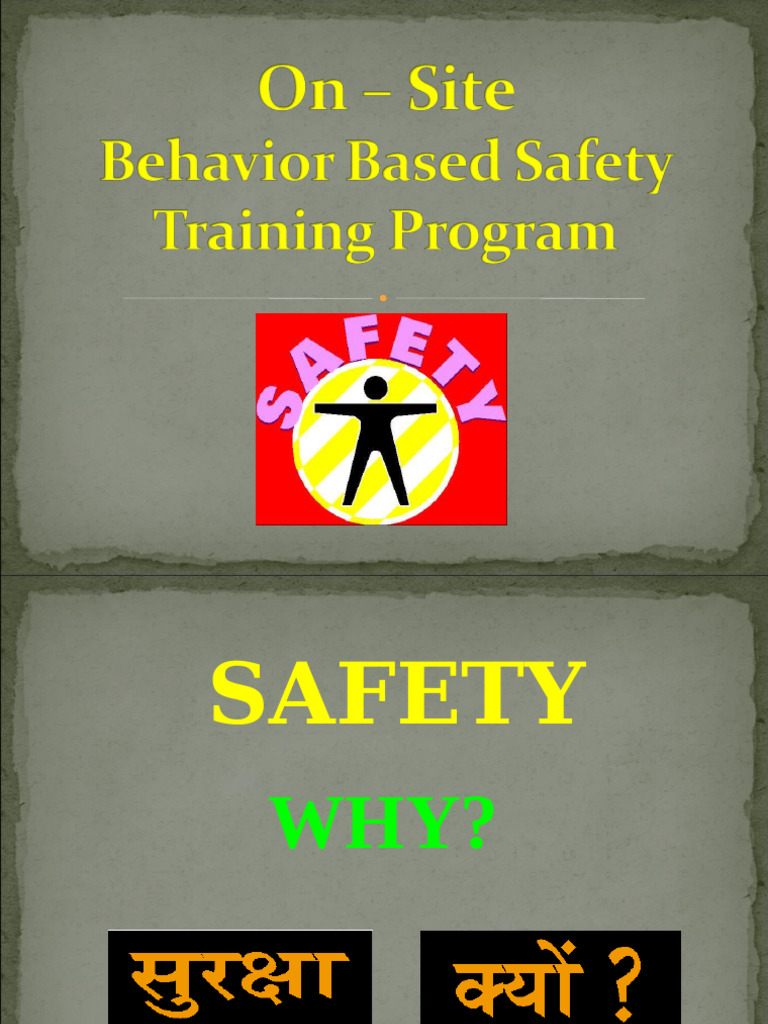 Bbs Safety Training | PDF
