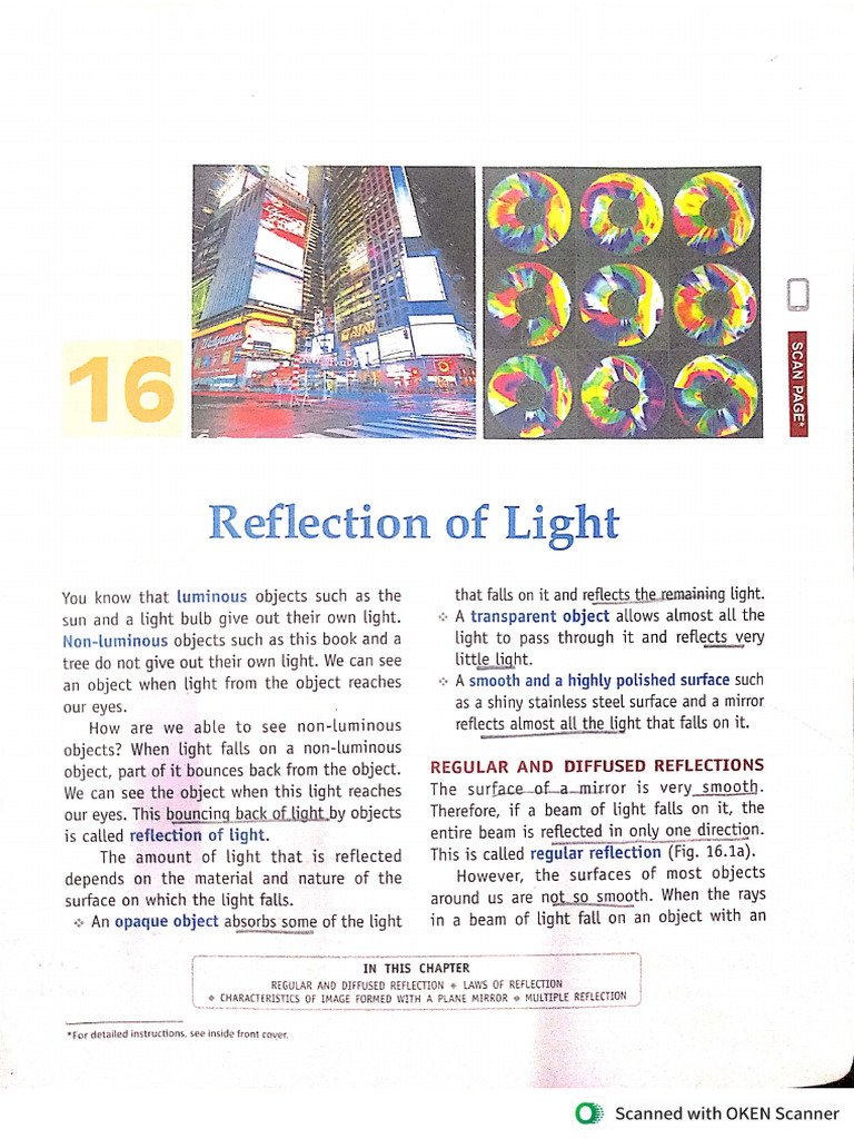 Reflection, Refraction, Dispersion of Light | PDF