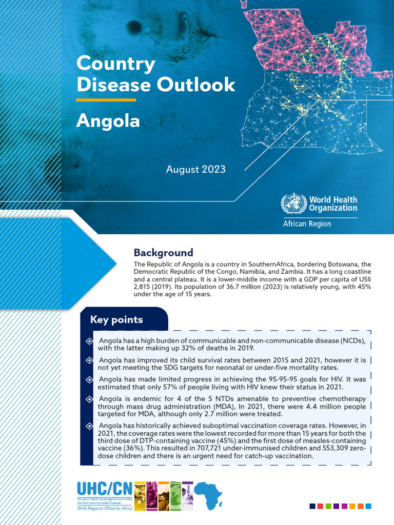 Angola's Health Challenges Overview | PDF | Non Communicable Disease ...
