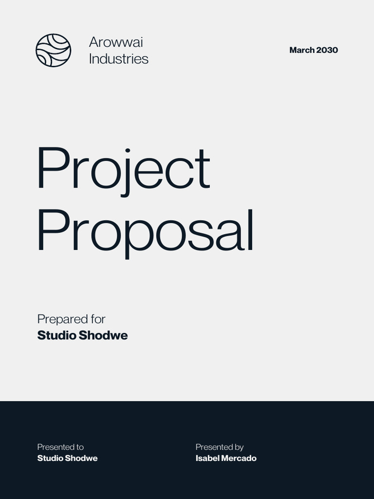 Studio Shodwe Project Proposal | PDF | Economies