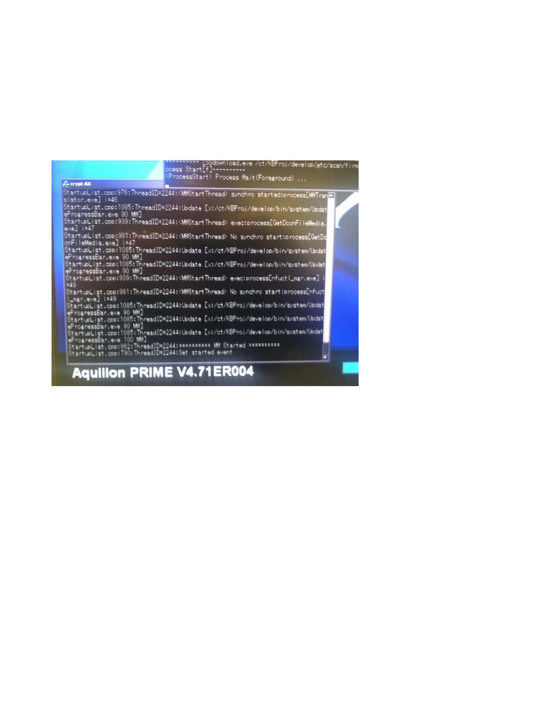 Aquilion PRIME - Start-Up Does Not Complete | PDF | System Software | Computing