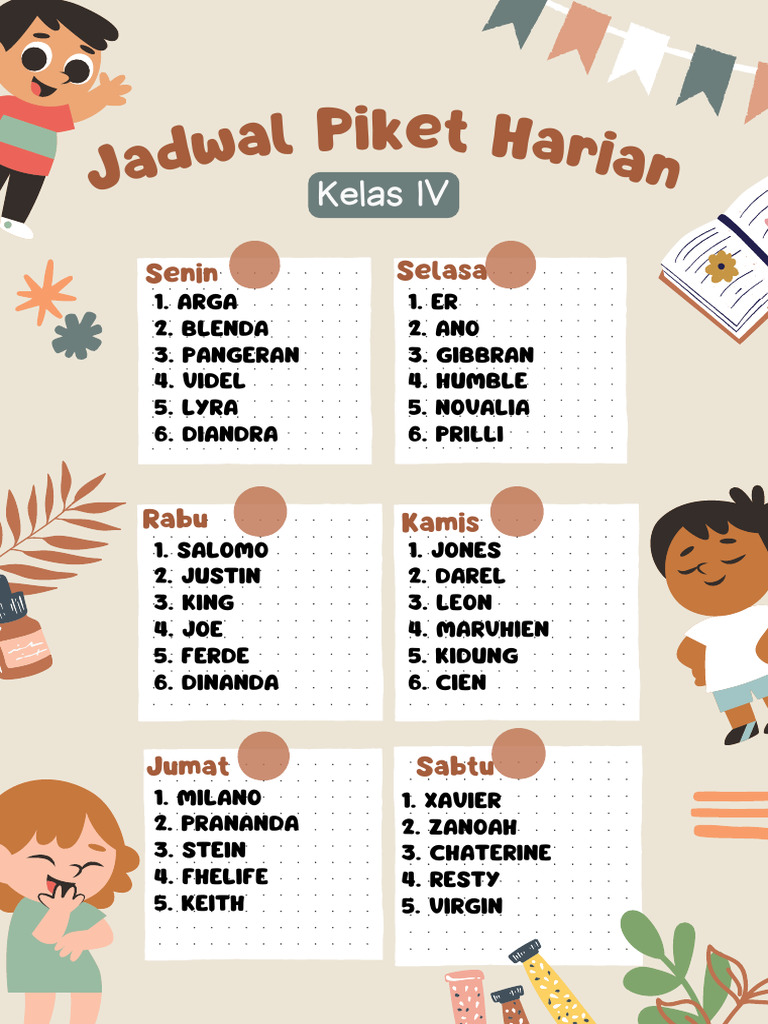 Jadwal Piket | PDF